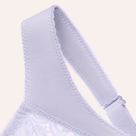 MagicLift Cotton Support Bra White | Glamorise