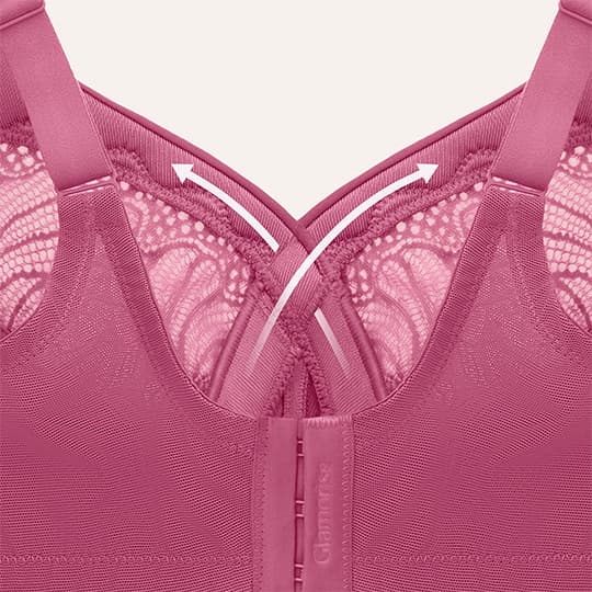 MagicLift Natural Shape Support Bra Red Violet | Glamorise