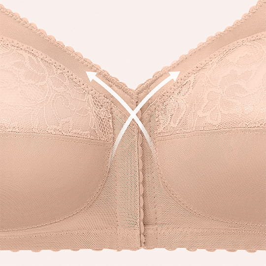 MagicLift Front-Closure Support Bra Blush | Glamorise