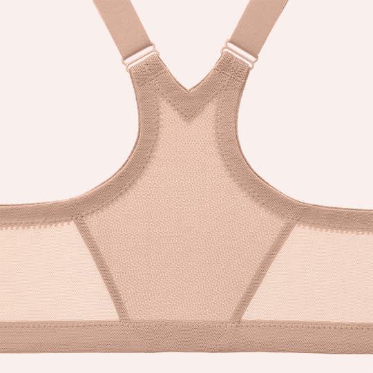 MagicLift Front-Closure Racerback Bra Black | Glamorise