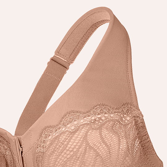 MagicLift Front-Closure Natural Shape Bra Black | Glamorise