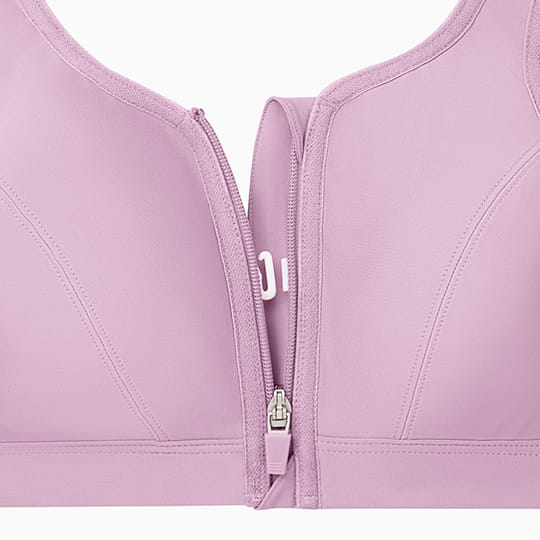 Front-Closure Zip Up Sports Bra Blue Tie-Dye | Glamorise